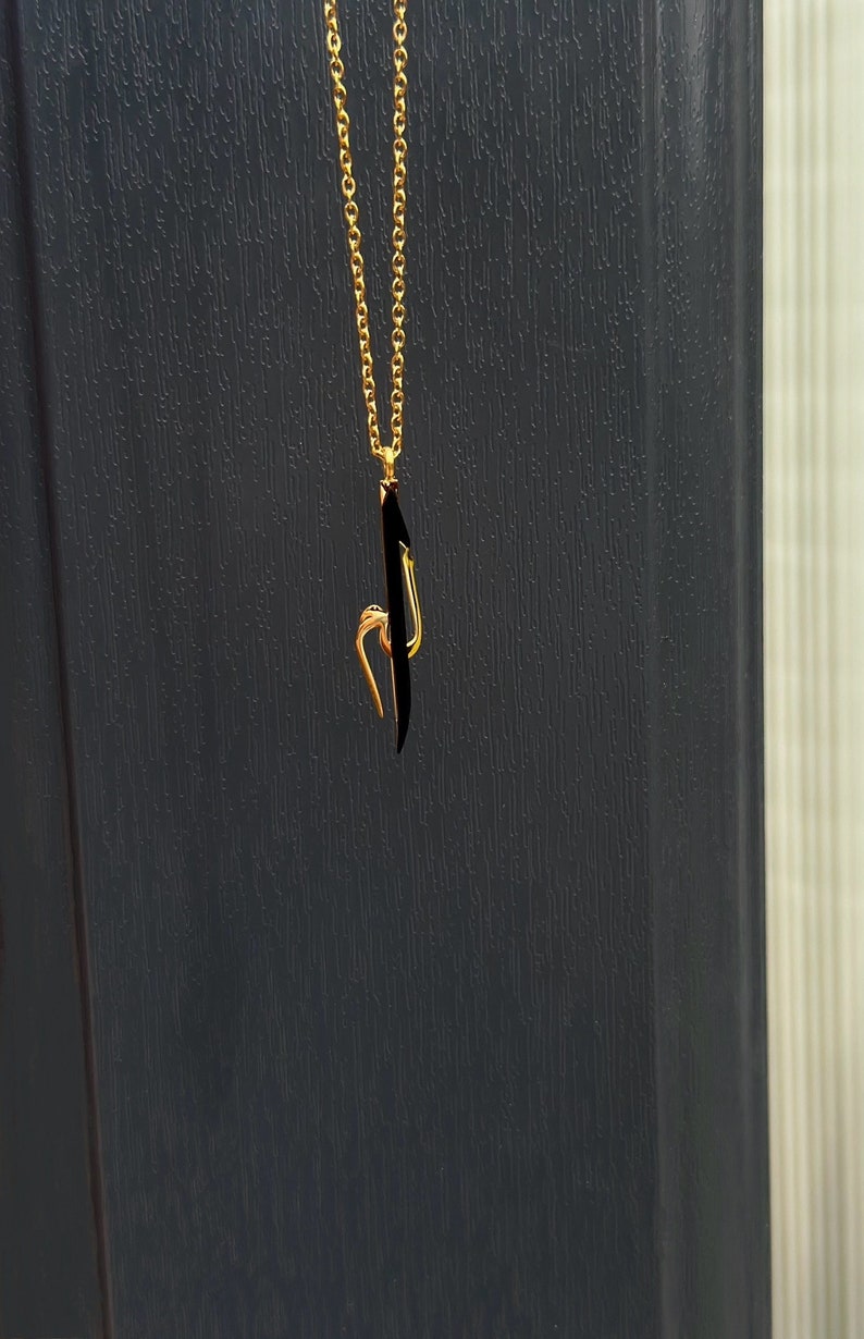Darqawi Alif Lam Mim Necklace Arabic Caligraphy - Etsy