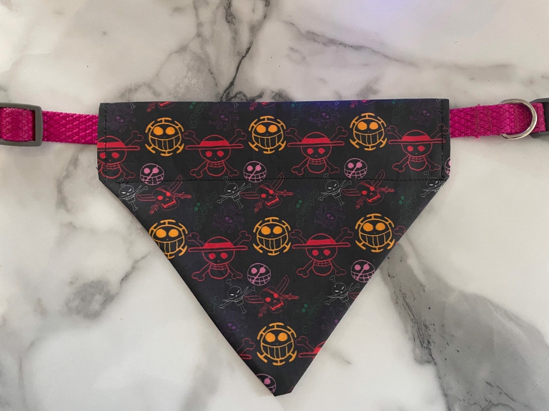 Heart Pirate Jolly Roger Dog Bandana - Etsy