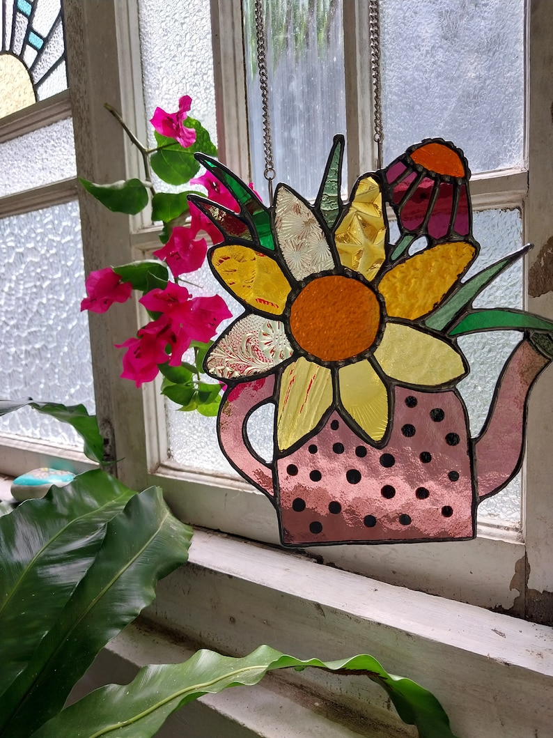 Hobby License, Digital Download Pattern Diy Suncatcher Stained Glass of ...