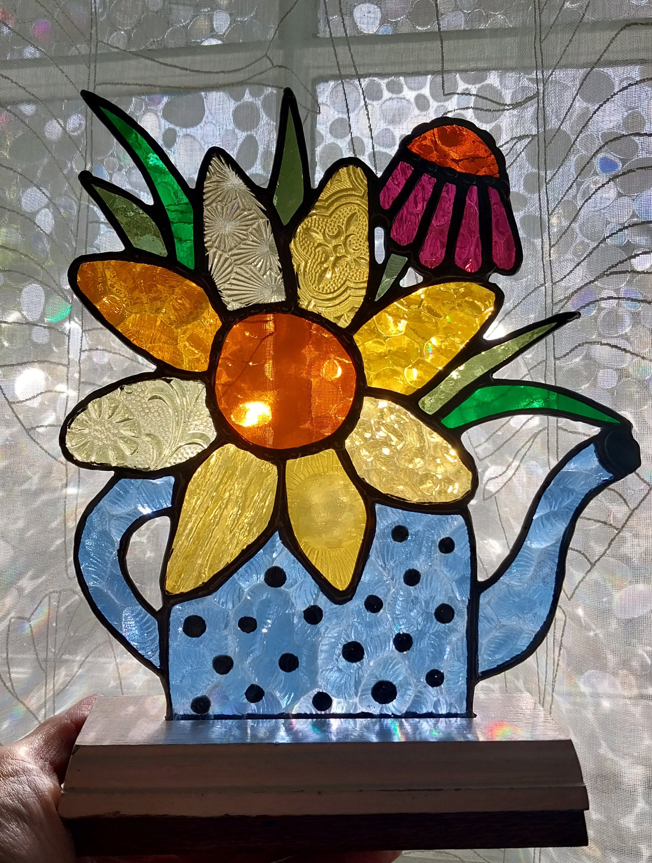 Hobby License, Digital Download Pattern Diy Suncatcher Stained Glass of ...