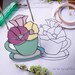 Digital Download Pattern for DIY Stained Glass Suncatcher of Teacup ...