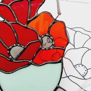 Digital Download Pattern for DIY Stained Glass Suncatcher of Teacup ...