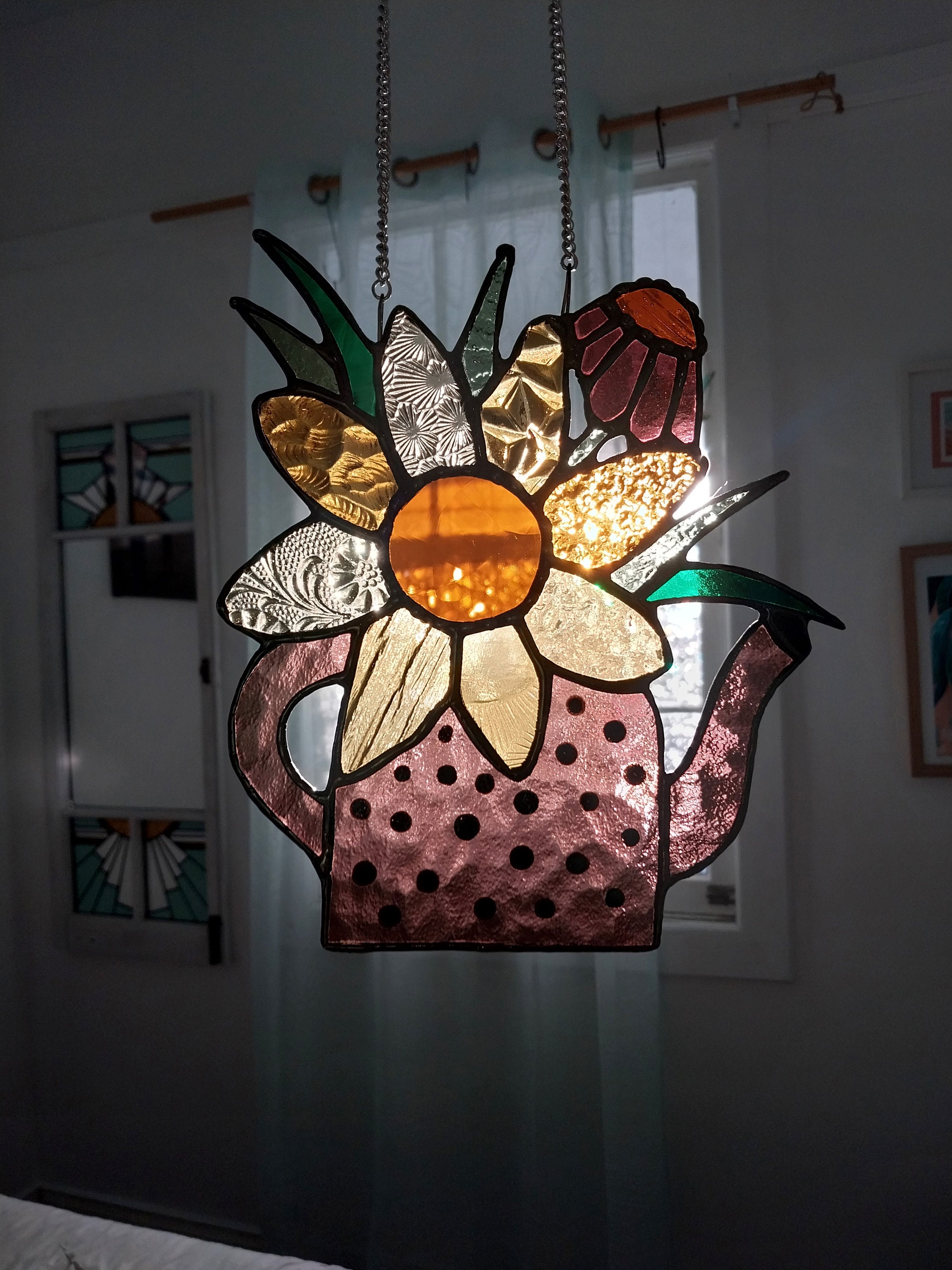 Hobby License, Digital Download Pattern Diy Suncatcher Stained Glass of ...