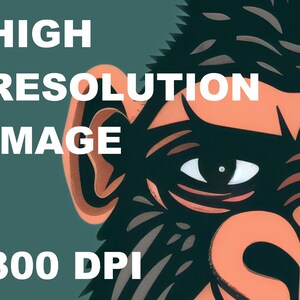 Set of 3 Gorilla Pop Art Prints, Three Piece Grumpy Ape Wall Art, Boho ...