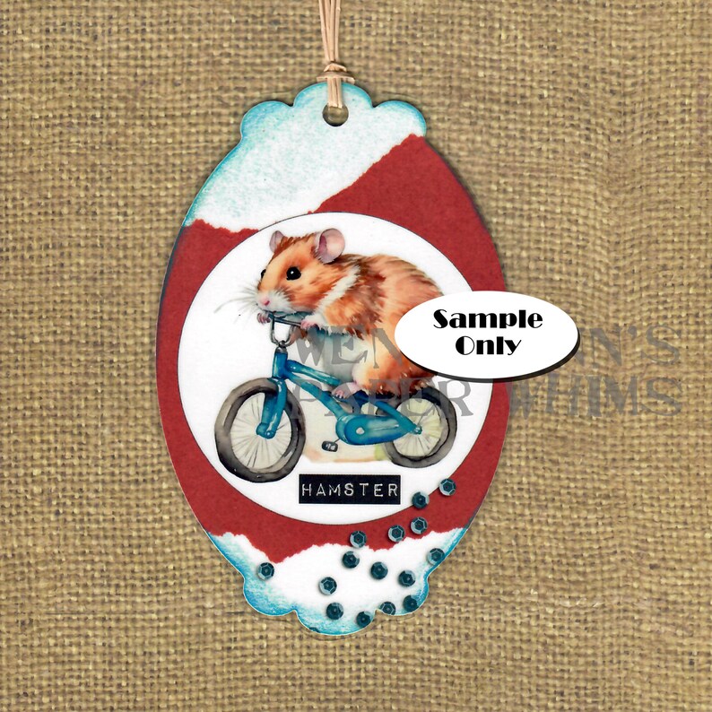 PRINTABLE, Hamsters on Wheels, Blue Bikes, Red Scooter, Instant ...