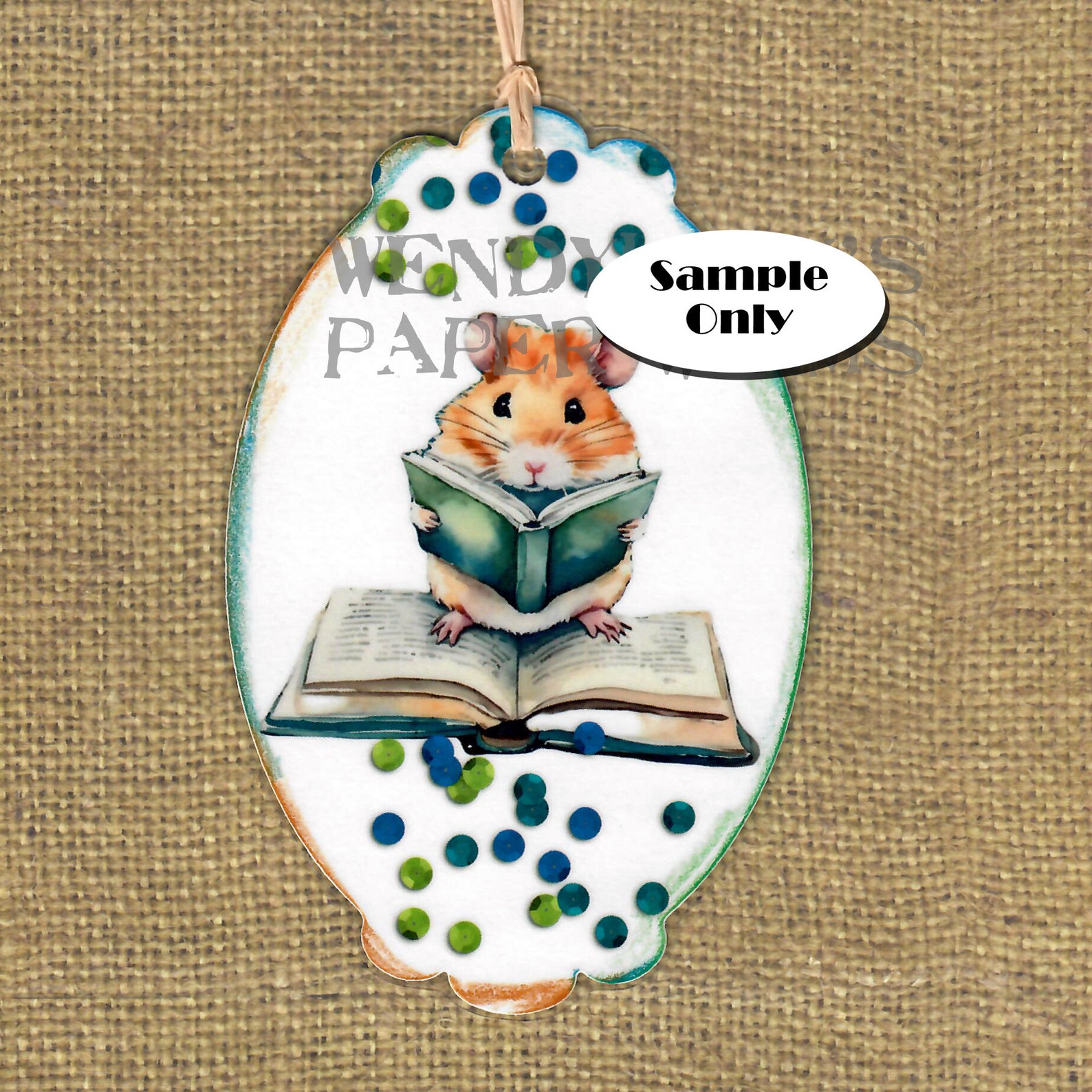 PRINTABLE, Cute Hamsters Reading Books, Instant Download, Digital ...