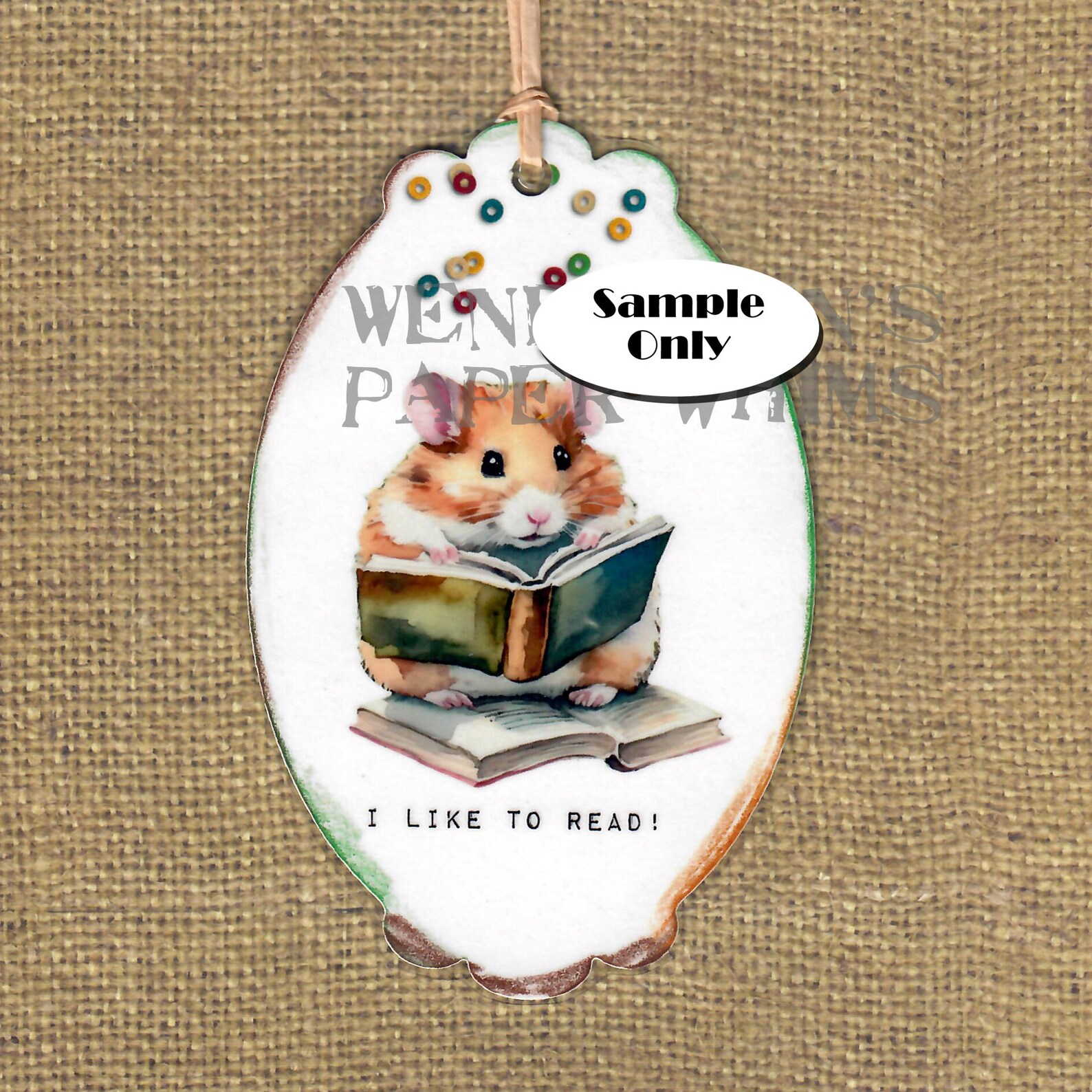 PRINTABLE, Cute Hamsters Reading Books, Instant Download, Digital ...