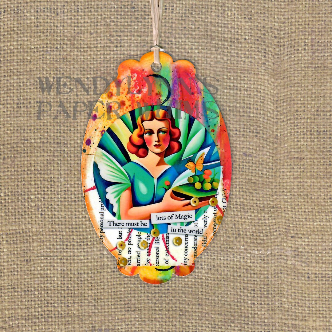 Fairy Woman Bookmark, Butterfly Wings, Fantasy, There Must Be Lots of ...