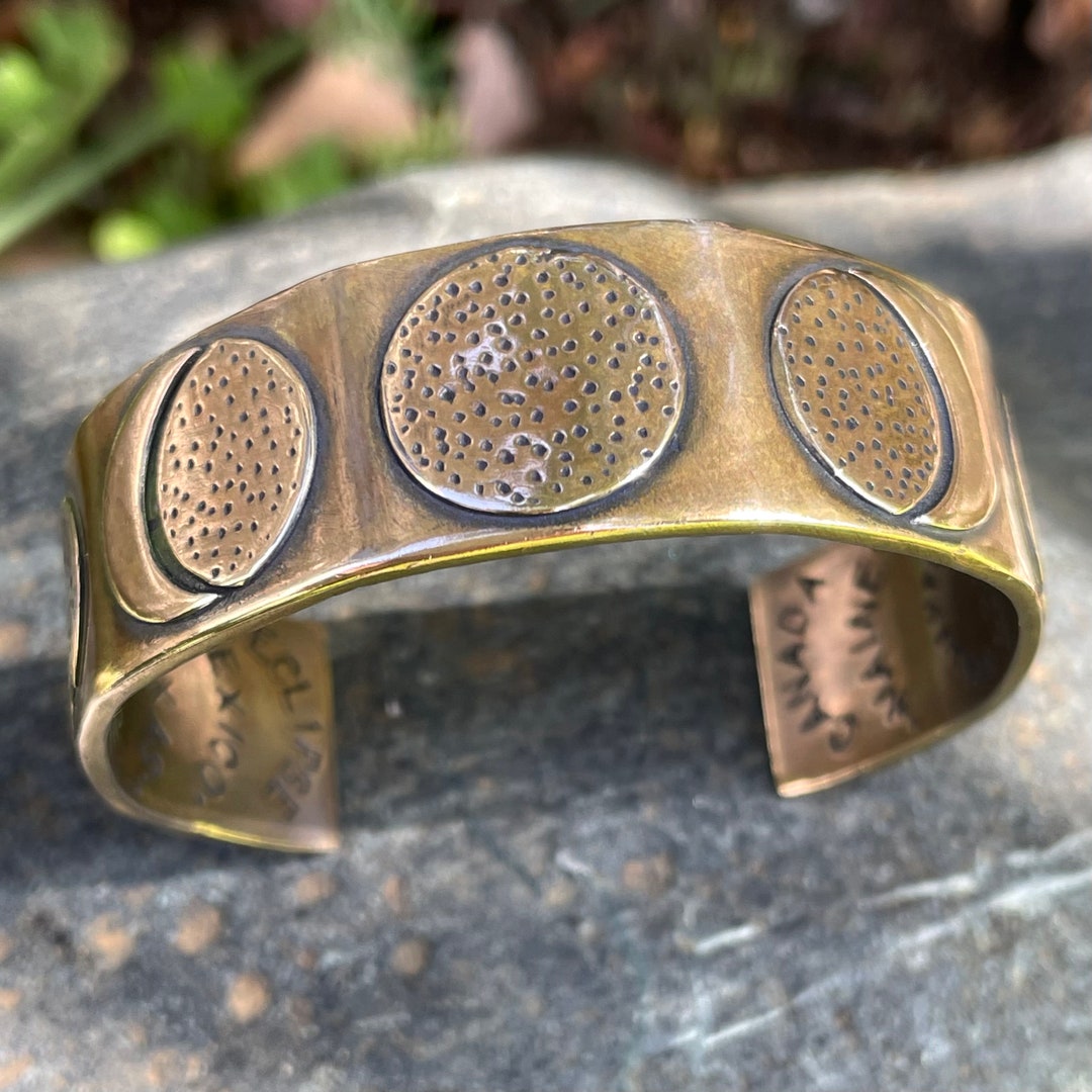 2024 Total Solar Eclipse Bracelet - Bronze - Etsy