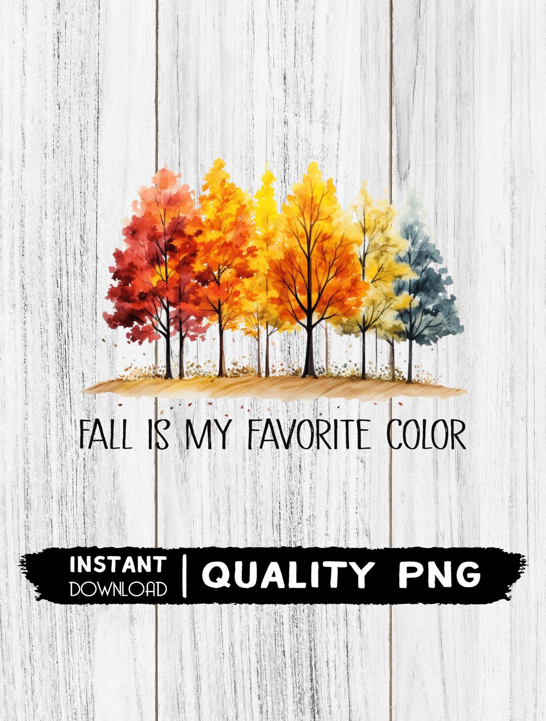 Fall is My Favorite Color Png, Retro Fall Png, Halloween Tree Png ...
