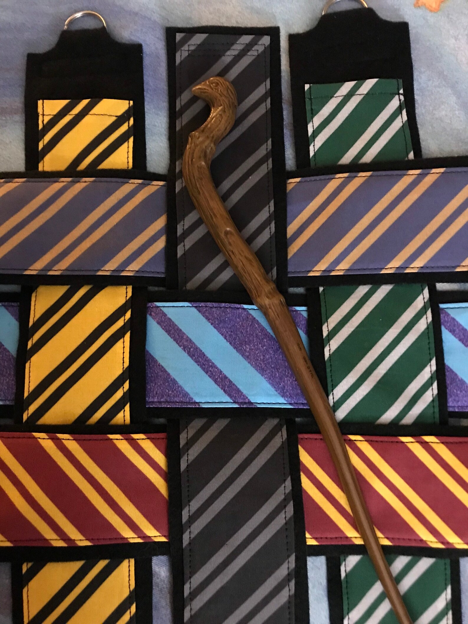 Wizard School House Colors-wand Holder-large - Etsy