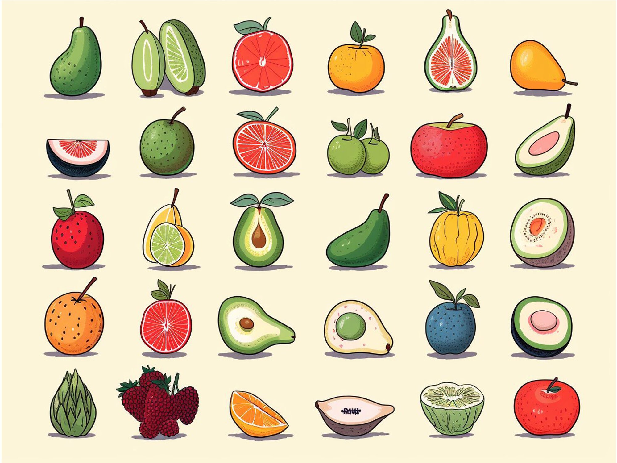 Nature's Bounty: Explore the Beauty of Fresh Fruits in High-quality PNG ...