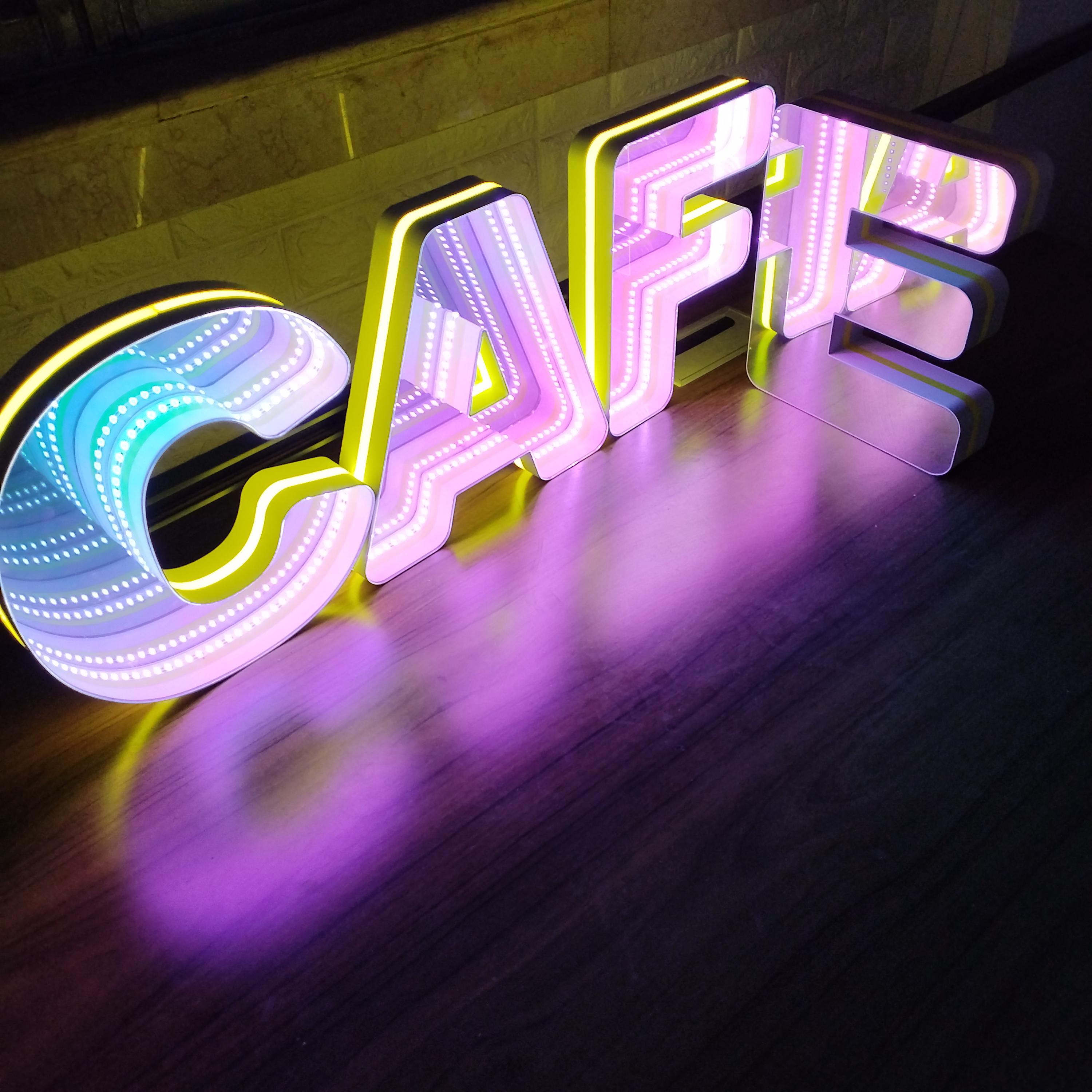 Infinity Mirrors, Custom Infinity Mirrors Sign, Neon Infinity Mirror ...