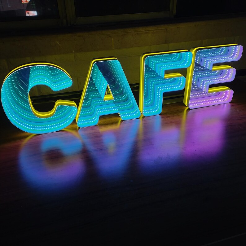 Infinity Mirrors, Custom Infinity Mirrors Sign, Neon Infinity Mirror ...