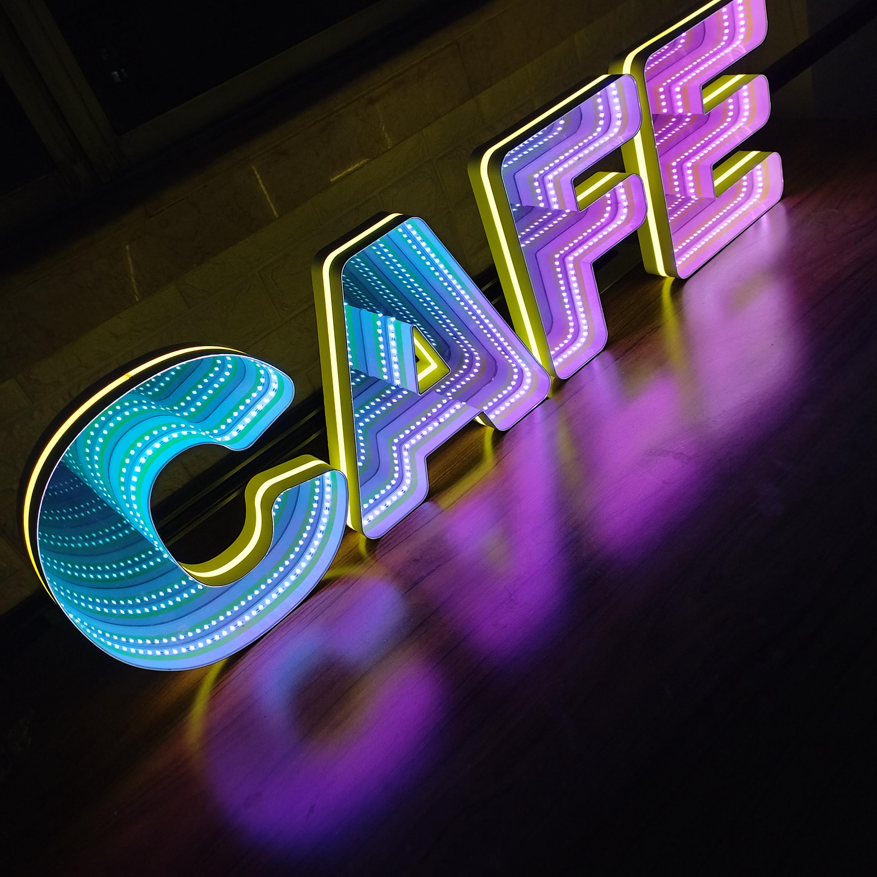 Infinity Mirrors, Custom Infinity Mirrors Sign, Neon Infinity Mirror ...