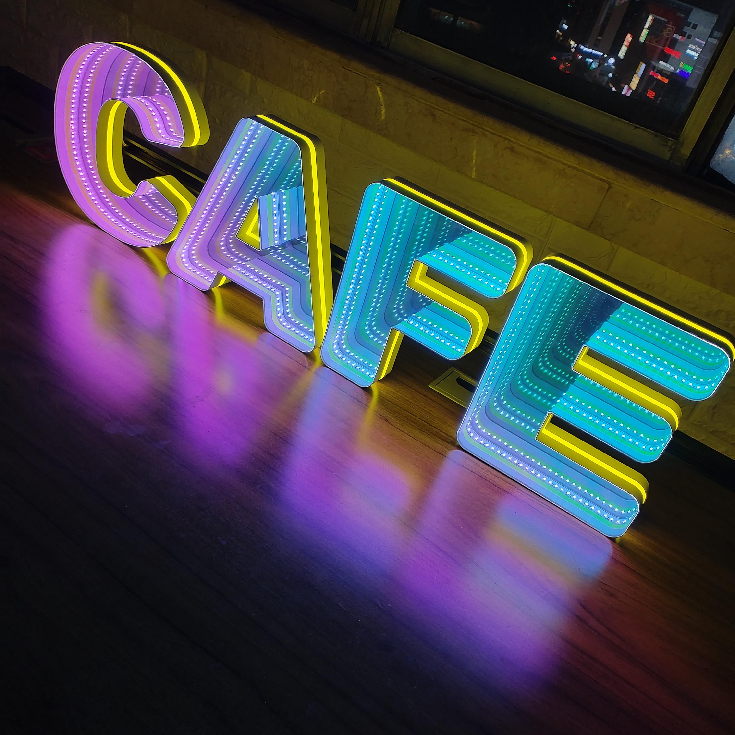 Infinity Mirrors, Custom Infinity Mirrors Sign, Neon Infinity Mirror ...