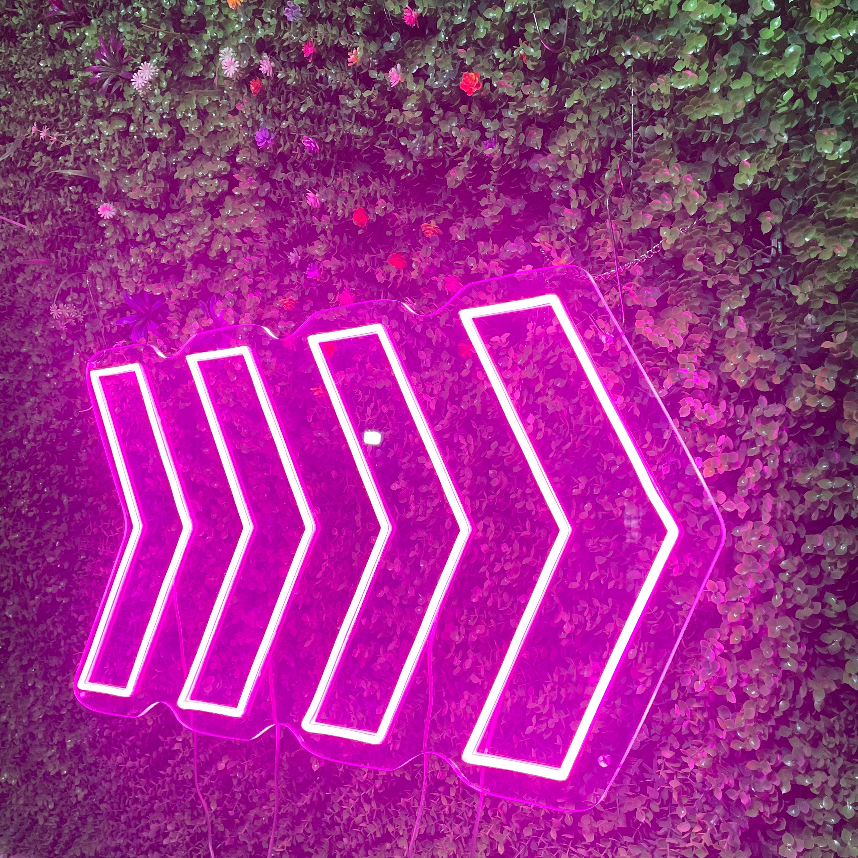 Arrow LED Neon Sign Bar Arrow Neon Sign Arrow Wedding Led Arrow Sign ...