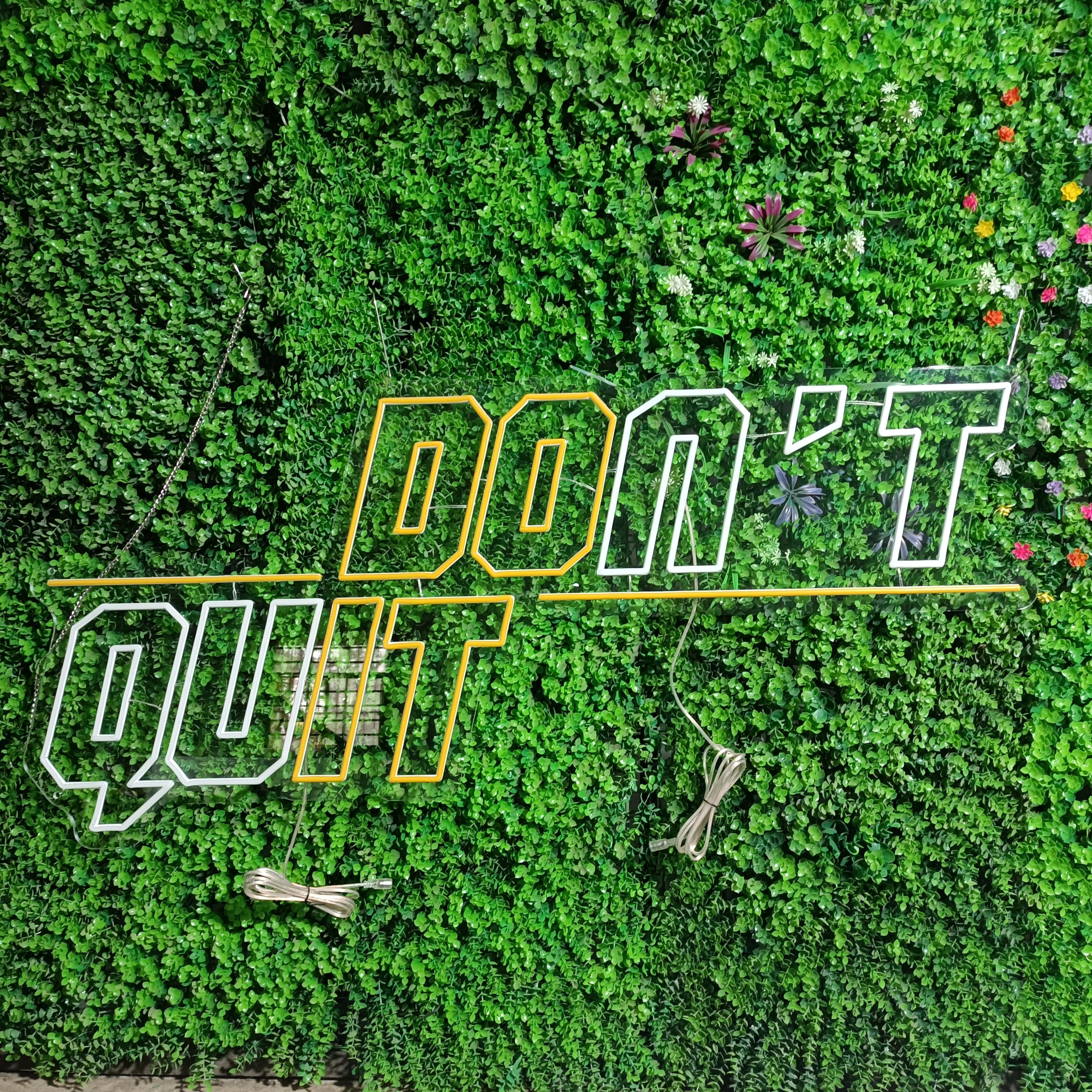 Don't Quit LED Neon Sign, Do It LED Sign - LED Motivational Light for ...