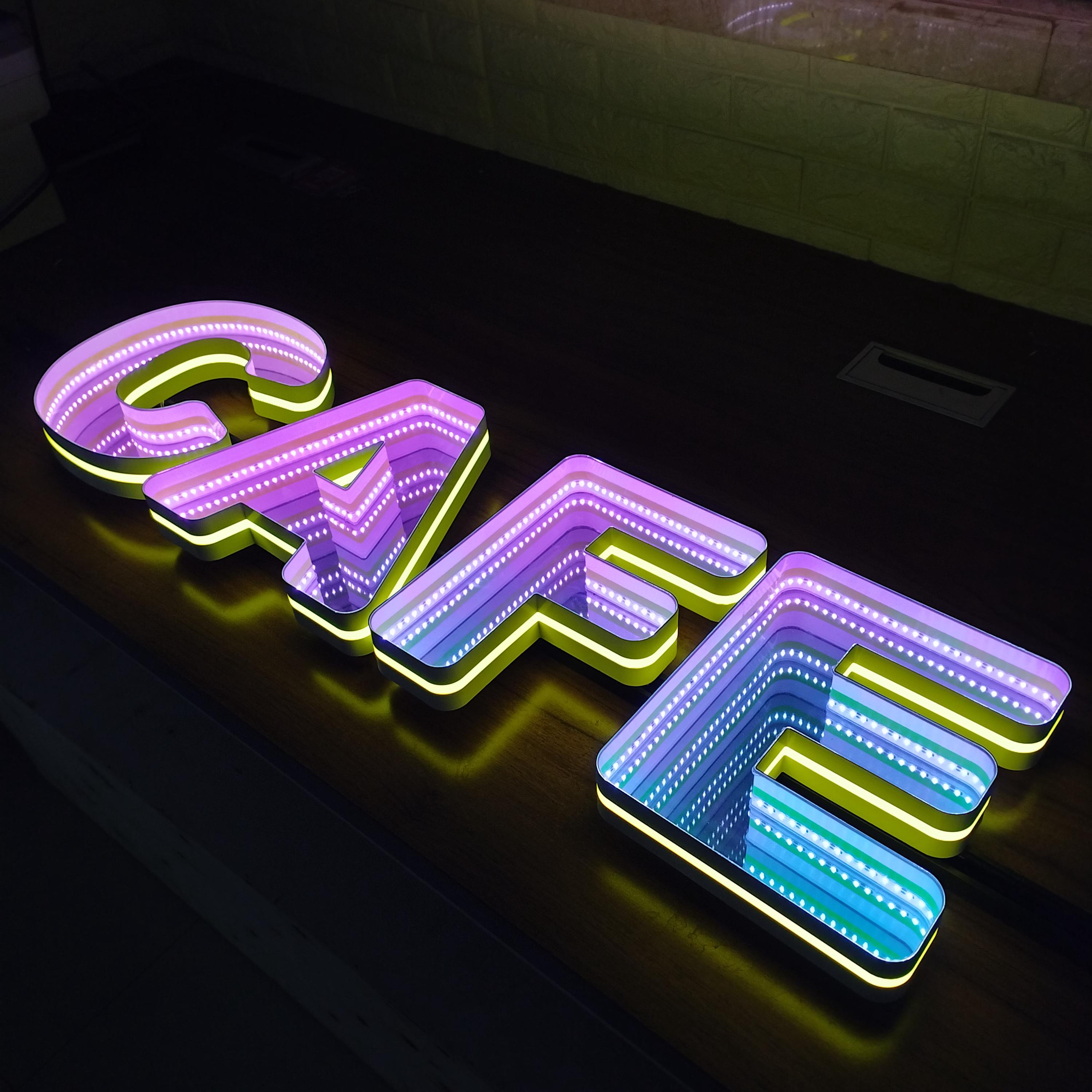 Infinity Mirrors, Custom Infinity Mirrors Sign, Neon Infinity Mirror ...