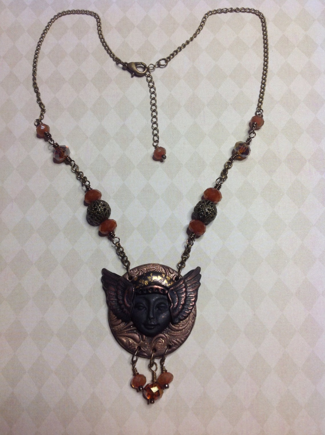 Tribal Woman Face Winged Valkyrie Angel Warrior Raven Crow - Etsy