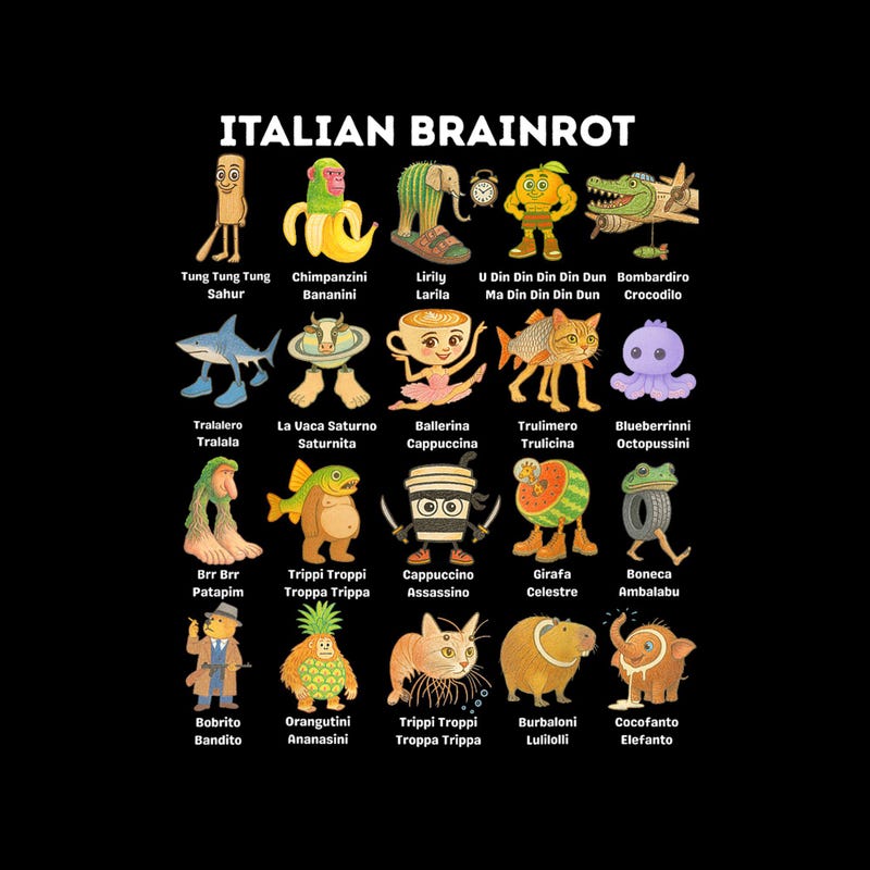 Italian Brainrot Kid Shirts - Etsy UK