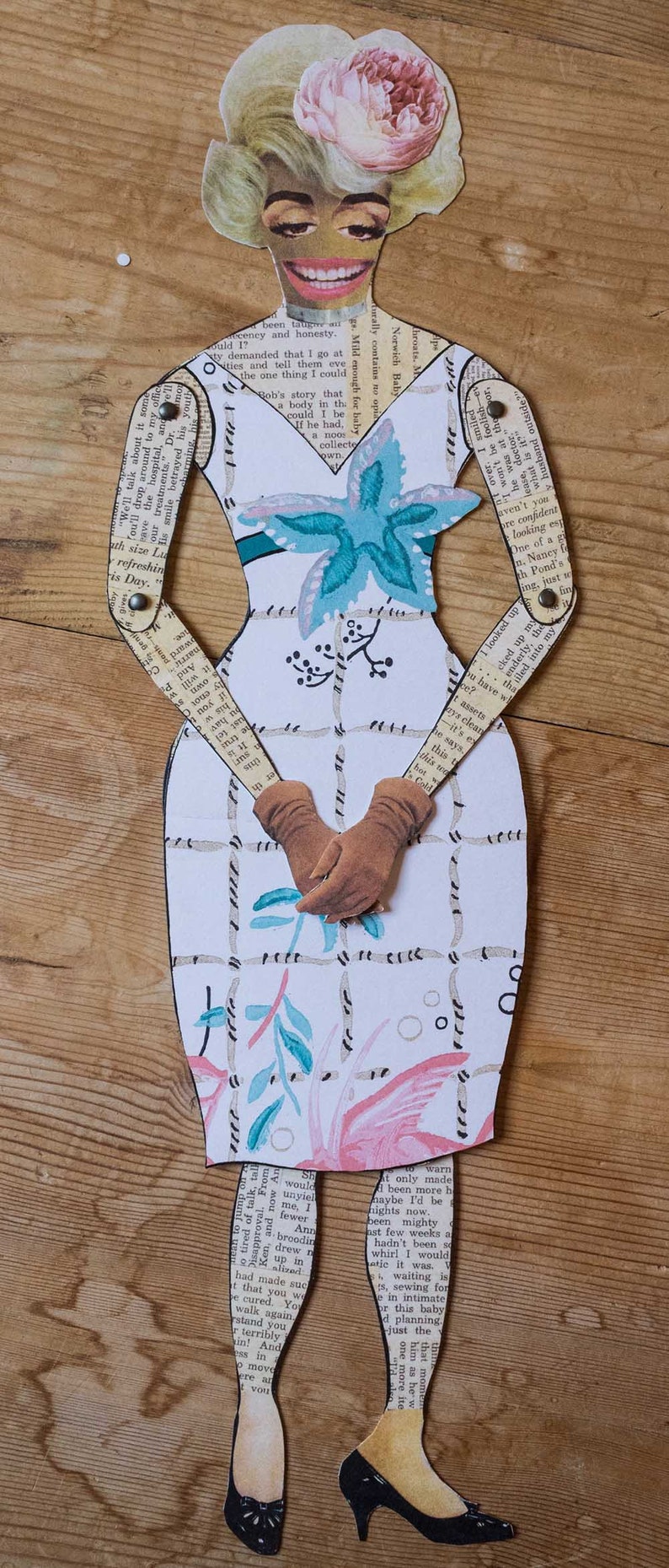 BOOZY WOMEN Adult Paper Dolls cubicle decor | Etsy