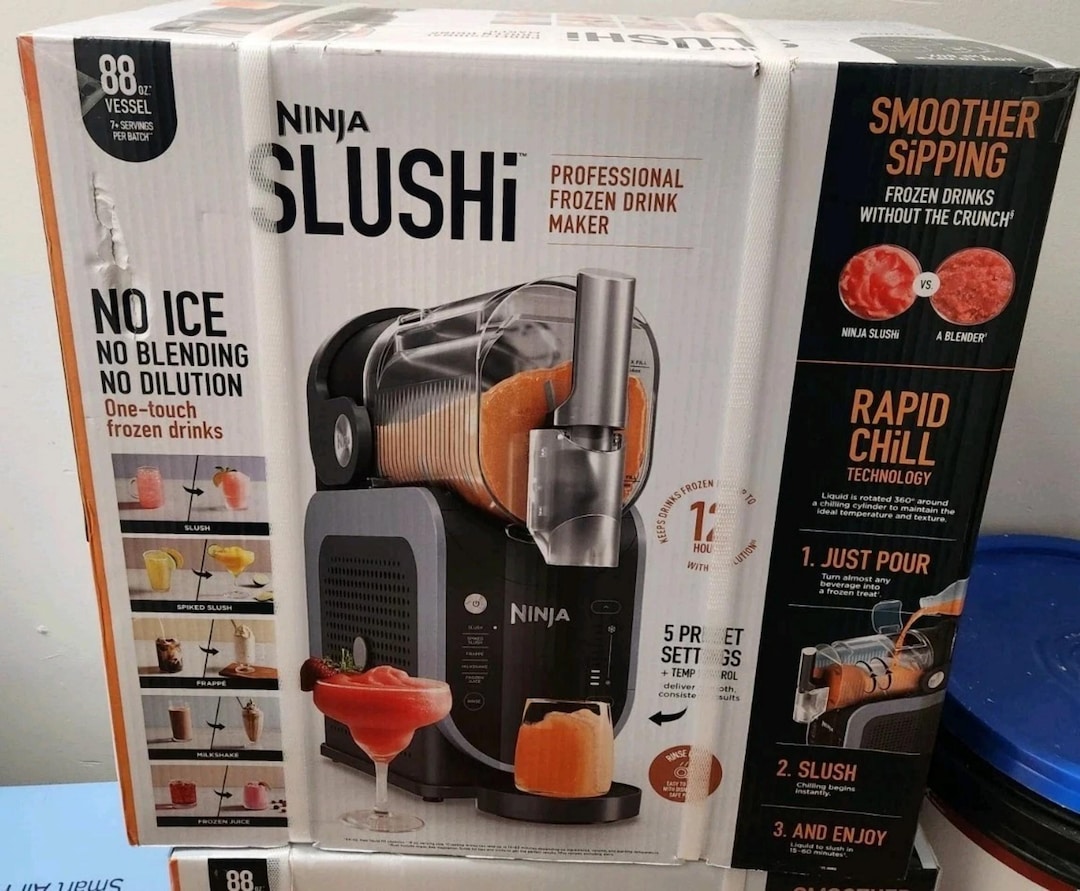 Ninja Slushi 5 in 1 Professional Frozen Drink Maker FS301 88oz - Brand ...