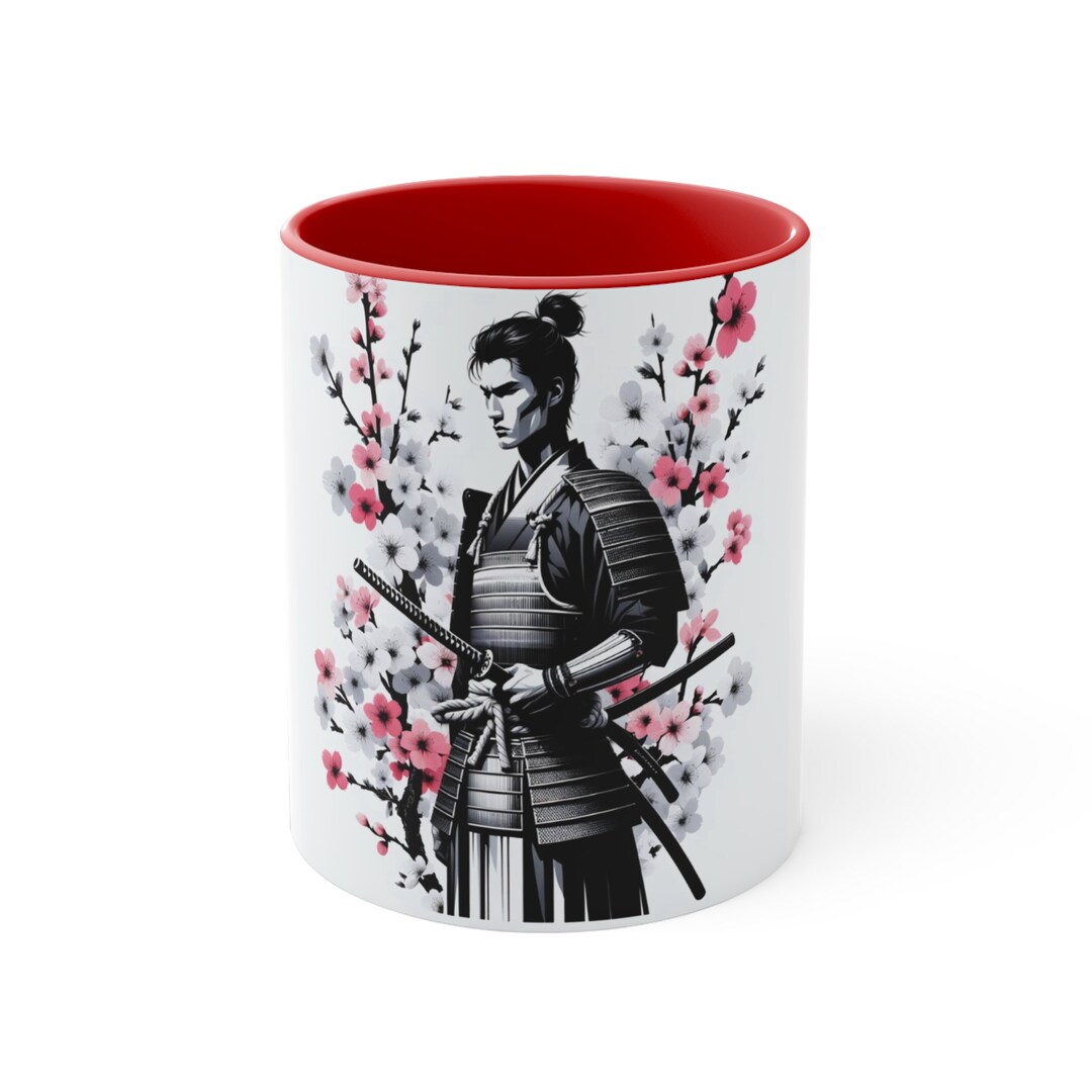 Japanese Samurai Accent Coffee Mug, 11oz - Etsy