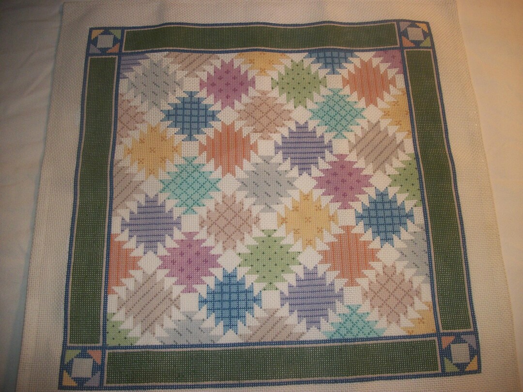 Aztec Needle Point Pillow Front - Etsy