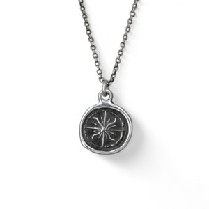 Windrose Compass Wax Seal Pendant From Post Medieval Wax Seal Compass ...