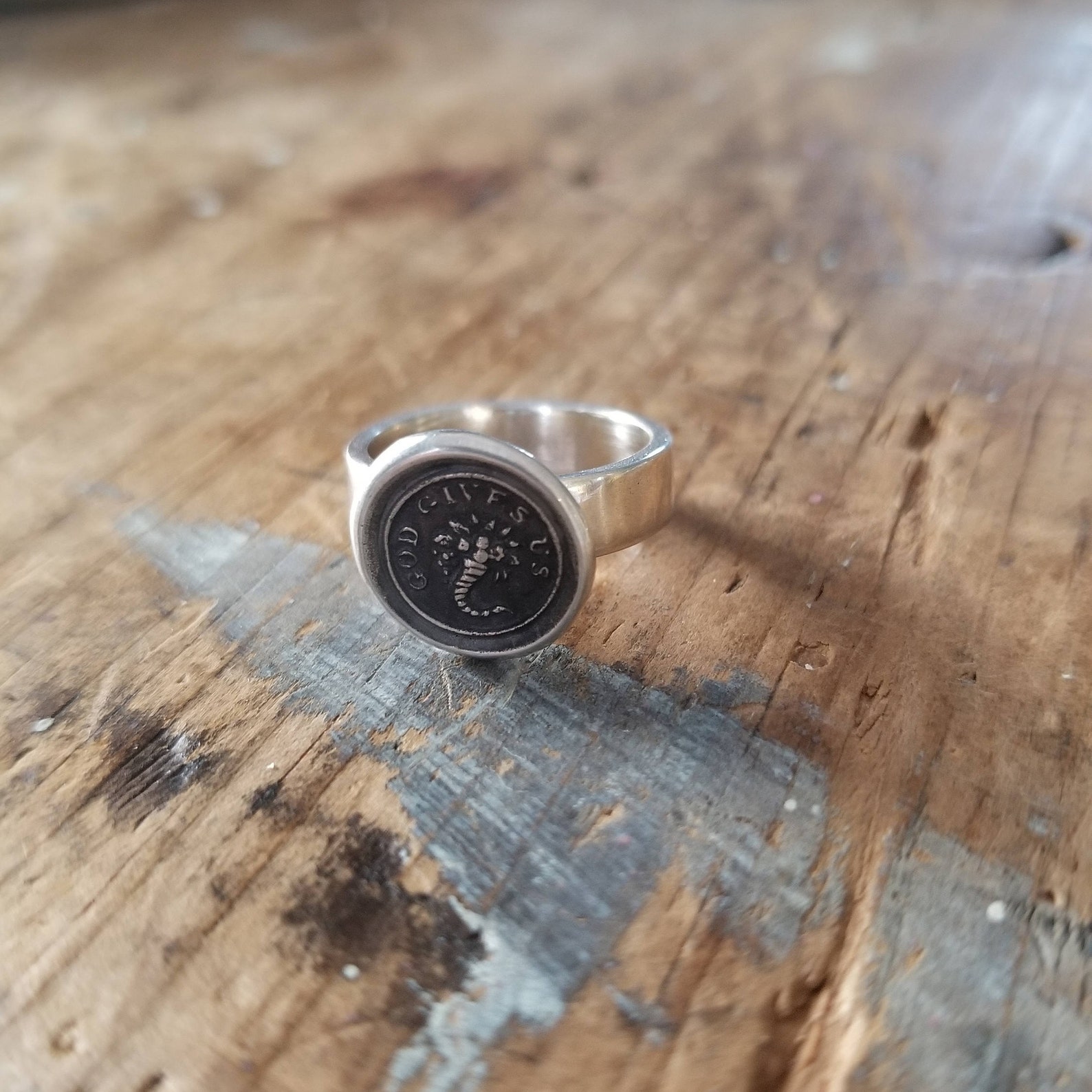 Abundance Cornucopia Wax Seal Ring God Gives Us Abundance | Etsy