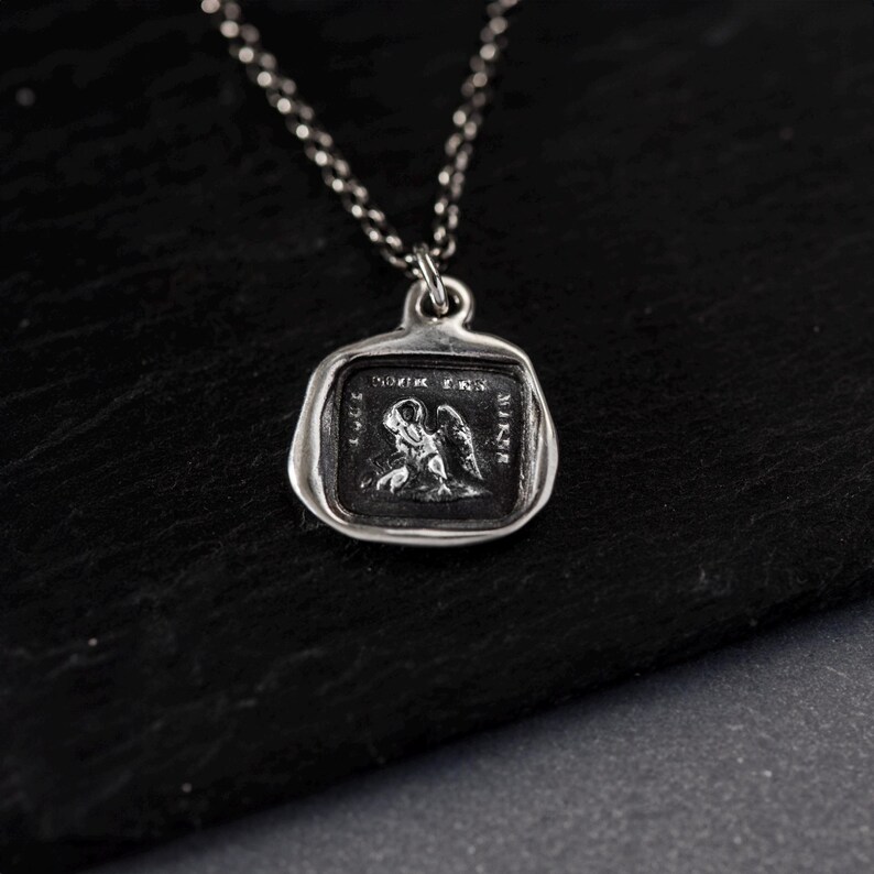 A Mothers Love Wax Seal Necklace - Pelican in Her Piety Wax Seal Charm ...