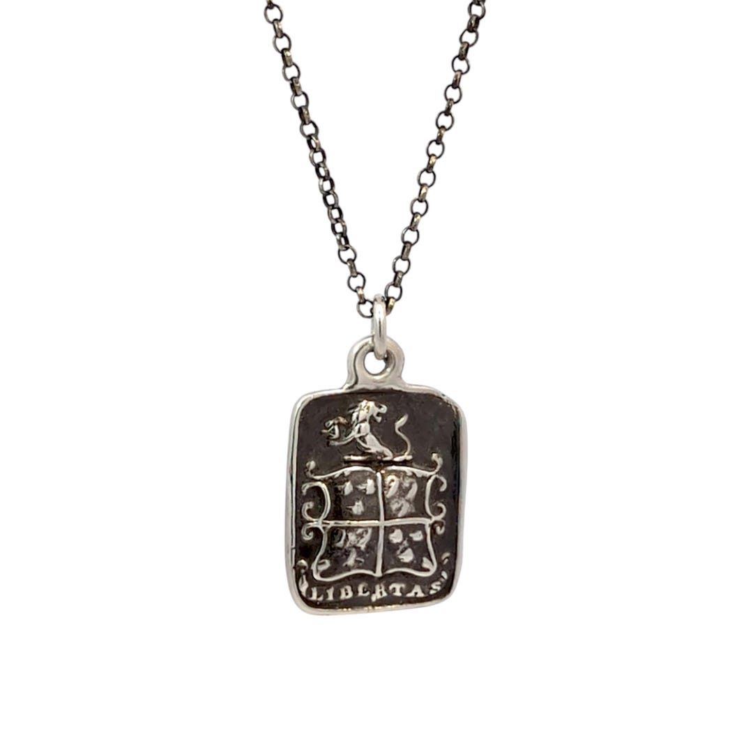 Strength and Freedom – Silver Lion and Boar Wax Seal Pendant, Wax Seal ...