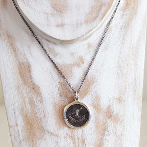 Firm of Purpose - Latin Wax Seal Necklace - TENAX PROPOSITI - 123 - Etsy