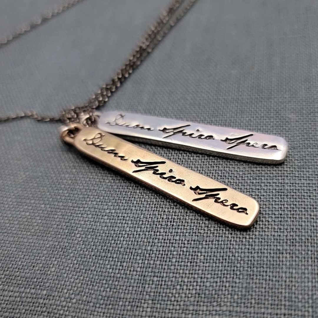 Dum Spiro Spero {while I Have Breath, I Have Hope} Sterling Silver or ...