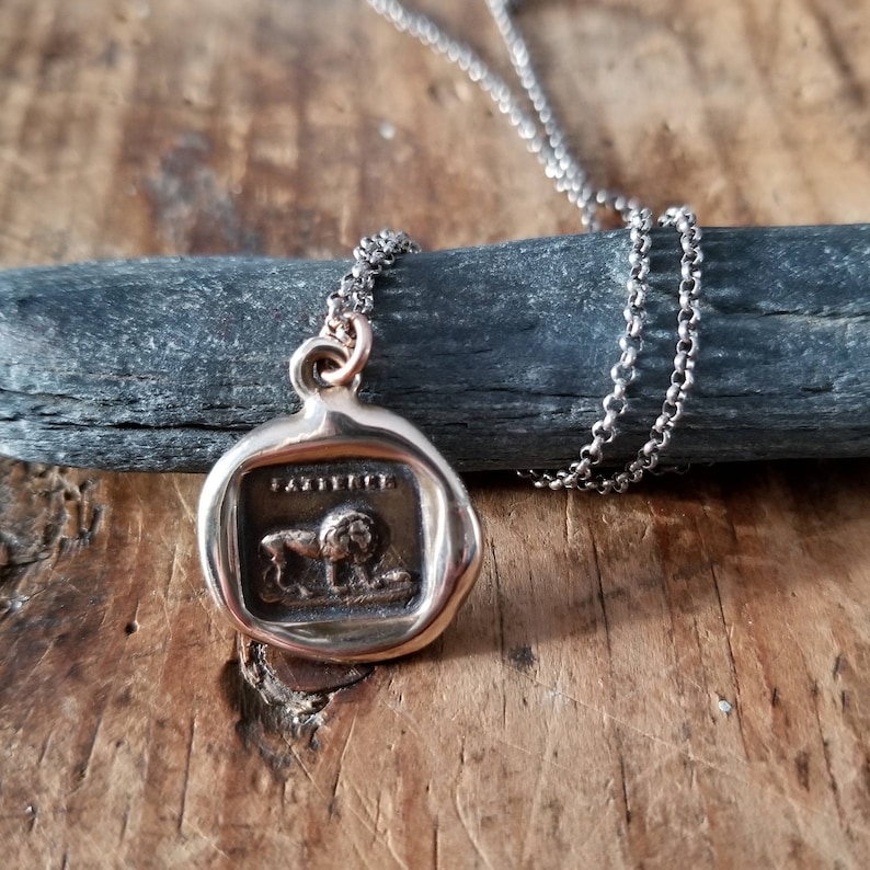 Bronze Lion and the Mouse Aesop's Fable Antique Wax Seal - Etsy