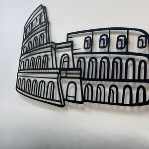Colosseum Rome Metal Wall Art, Wall Hanging, Housewarming Gift, Wall ...