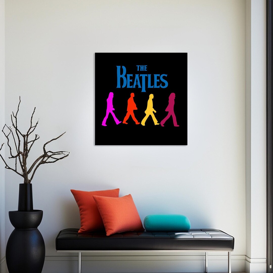 The Beatles Colorful Metal Wall Art, the Beatles Metal Fun Decor, the ...