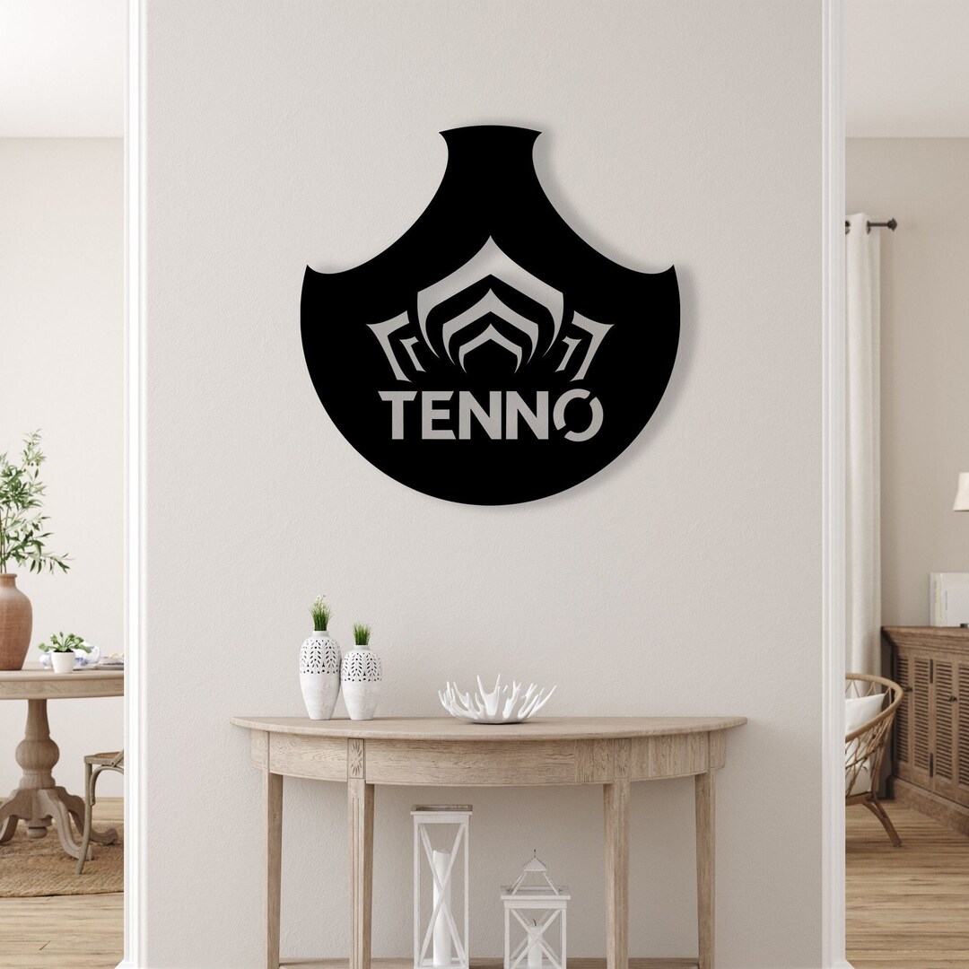 Warframe Metal Wall Art, Tenno Metal Art, Warframe Tenno Sign, Wall ...