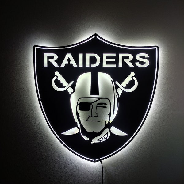 Raiders Wall Art - Etsy
