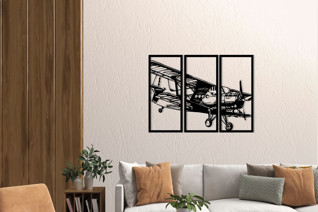 Airplane Metal Wall Art, Airplane Wall Art, Plane Metal Sign,metal ...