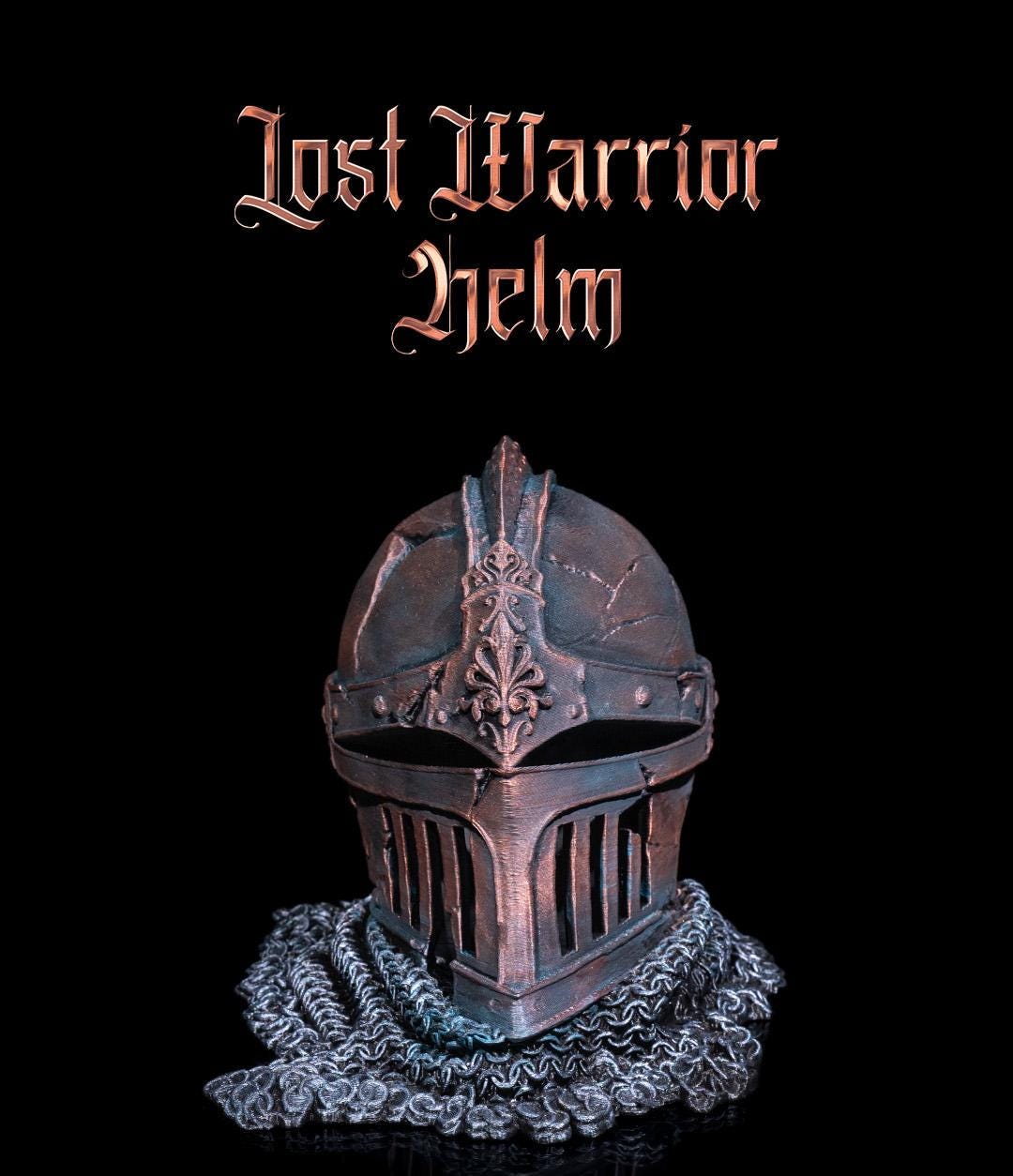 Fallen Knight Helm | 3D Printed | High-quality | Hand Painted | Knight ...