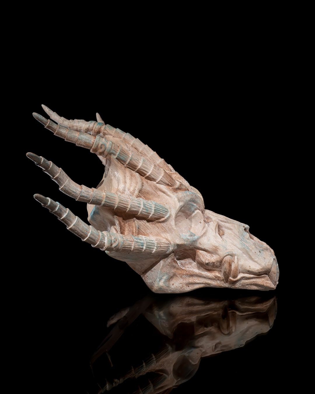 Whimsical Ice Dragon Skull High-quality 3D Printed - Etsy