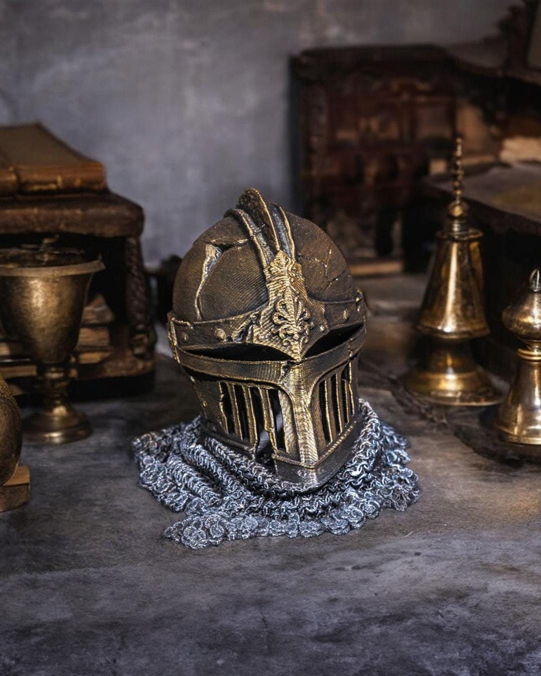 Fallen Knight Helm 3D Printed High-quality Painted - Etsy