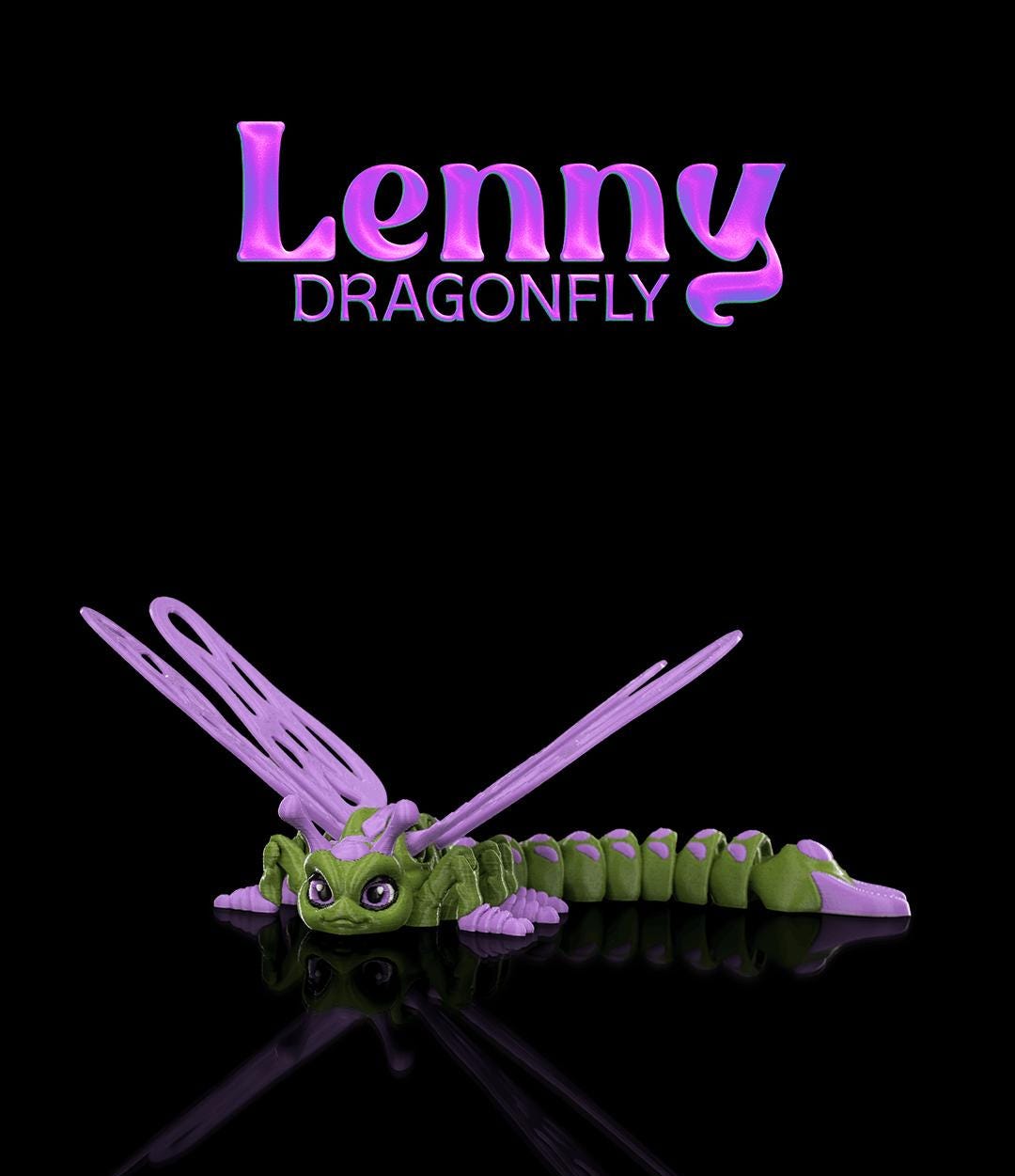 Lenny Dragonfly Articulating Toy | 3D Printed | High Quality - Etsy