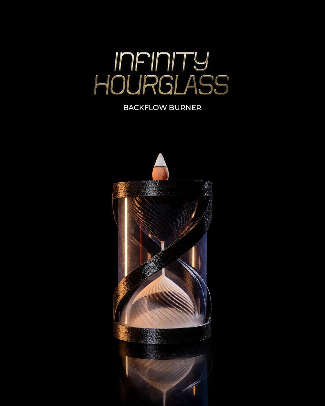 Infinity Hourglass Incense Backflow Burner | 3D Printed | High Quality | Custom Color - Etsy