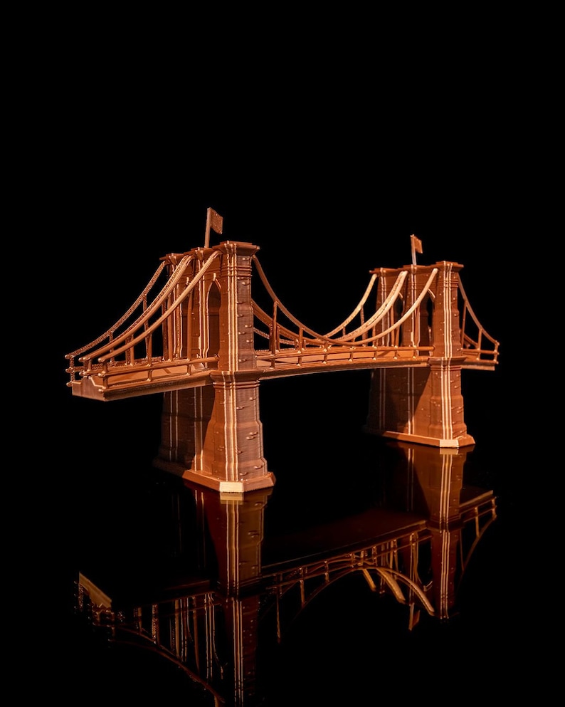 The Brooklyn Bridge | New York | 3D Printed Model | High Quality - Etsy