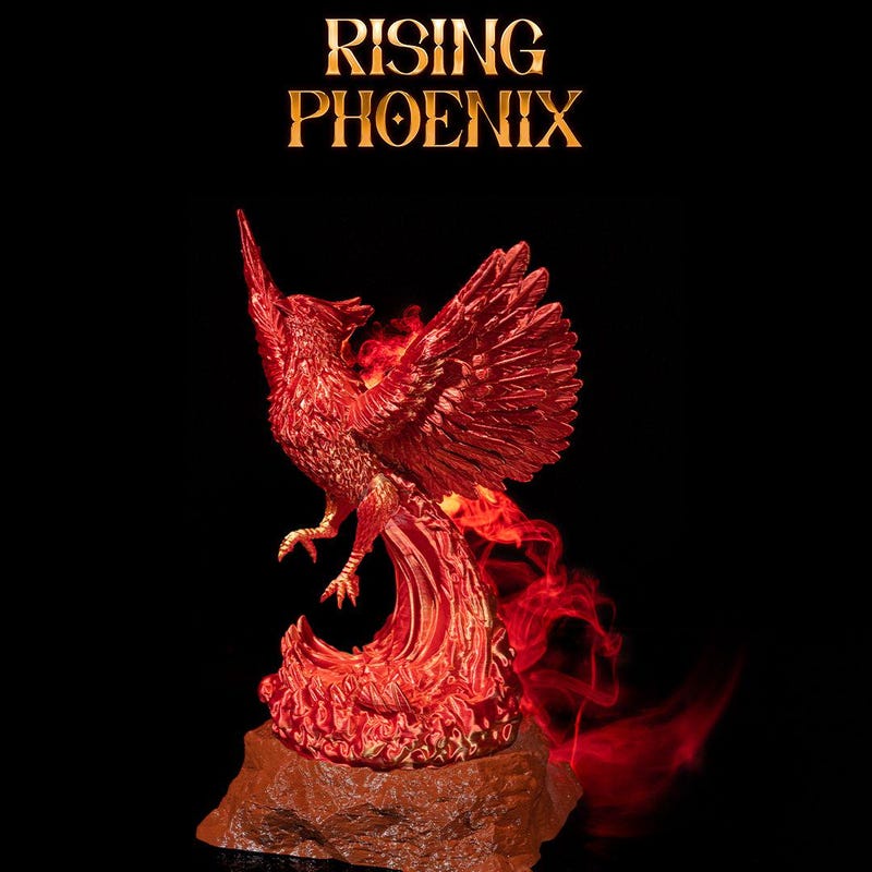 Phoenix Rising Art - Etsy