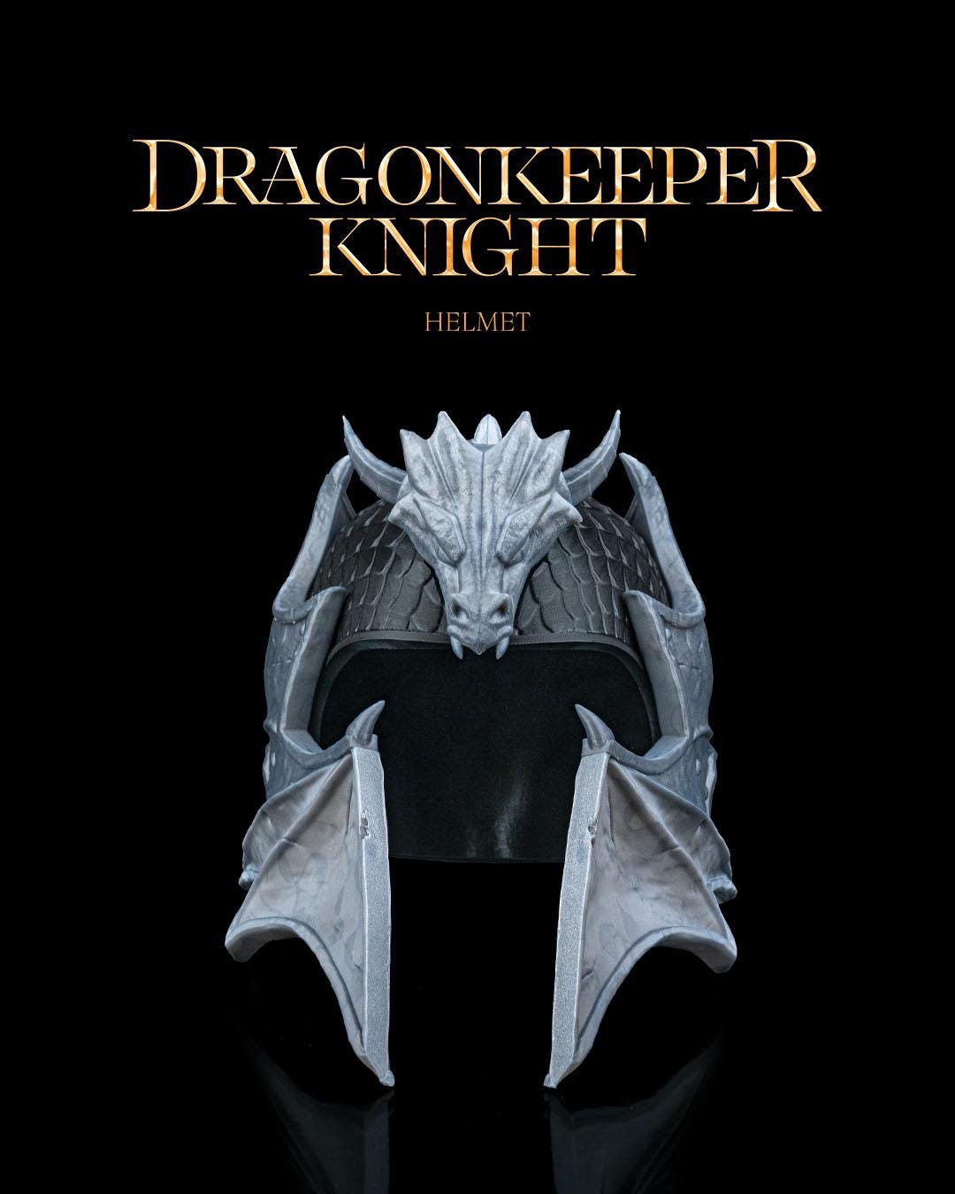 Dragonkeeper Knight Helmet | 3D Printed | Dragon Rider's Helmet ...