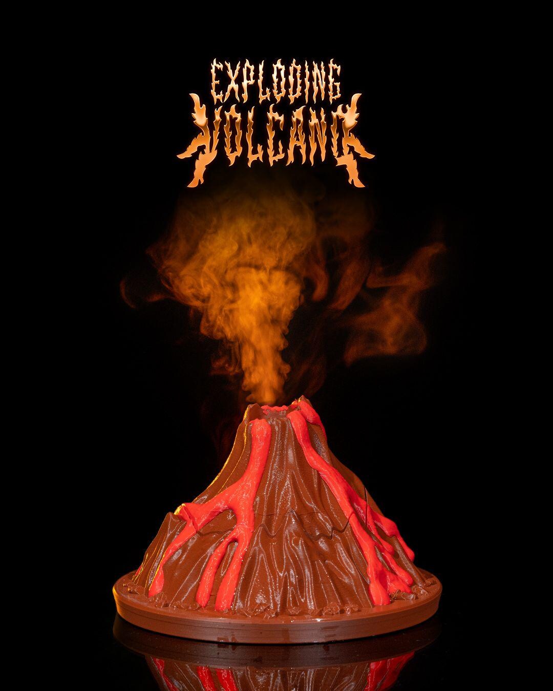 Erupting Volcano - 3D Printed Steam Generator | High Quality | Custom ...